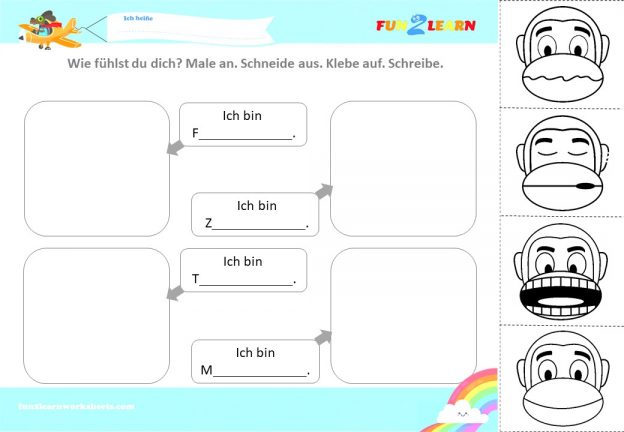 Free German Worksheet | Wenn du fröhlich bist - Fun2Learn