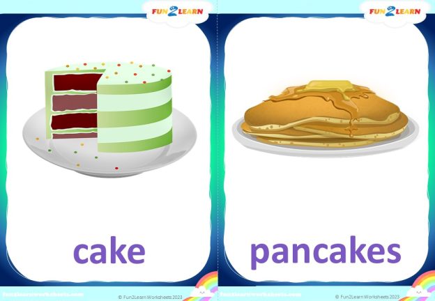 Steve and Maggie | Pancakes | Free Flashcards - Fun2Learn